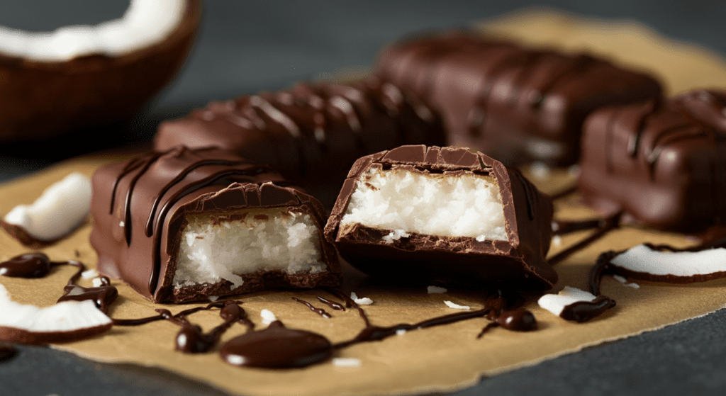 Bounty Candy Bar: Creamy Coconut & Rich Chocolate